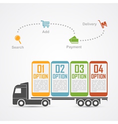 E Commerce Infographic Royalty Free Vector Image