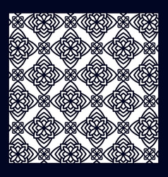 Square pattern panel for laser cutting with Vector Image