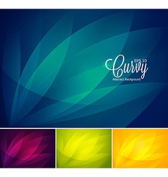 Curvy abstract background Royalty Free Vector Image