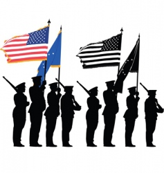 Military Coffin Funeral Royalty Free Vector Image