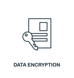 Encryption message icon simple element from Vector Image