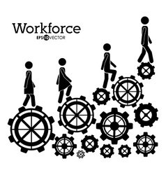 Workforce design Royalty Free Vector Image - VectorStock