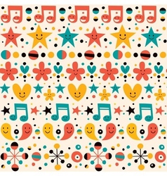 Cartoon pattern Royalty Free Vector Image - VectorStock