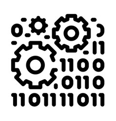 Machine learning background algorithm Royalty Free Vector