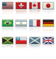 Language flag icons Royalty Free Vector Image - VectorStock