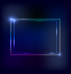 Neon frame Royalty Free Vector Image - VectorStock