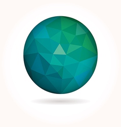 Low poly triangle Royalty Free Vector Image - VectorStock