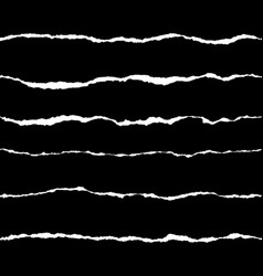 Ripped paper seamless pattern with vertical Vector Image