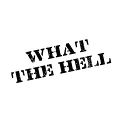 What hell rubber stamp Royalty Free Vector Image