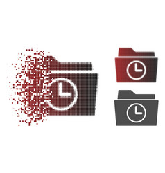 Temporary folder icon Royalty Free Vector Image