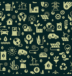 Happy earth day seamless pattern with hand drawing