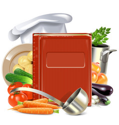 Cooking scroll Royalty Free Vector Image - VectorStock