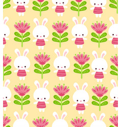 Cute easter pattern Royalty Free Vector Image - VectorStock