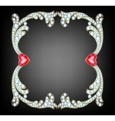 Diamond frame Royalty Free Vector Image - VectorStock