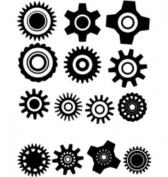 Gear wheel pattern Royalty Free Vector Image - VectorStock