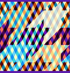 Classic argyle pattern in patchwork style Vector Image