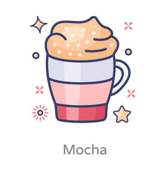 Mocha Royalty Free Vector Image - VectorStock