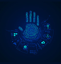 Handprint Royalty Free Vector Image - VectorStock