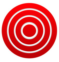 Target graphics hit bullseye Royalty Free Vector Image