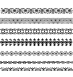 Set borders Royalty Free Vector Image - VectorStock