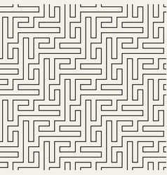 Seamless geometric pattern irregular linear Vector Image