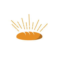 Bread or pastry food bakery shop isolated icons Vector Image