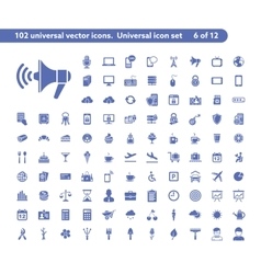 Security and warning icons Simplus series Vector Image