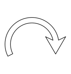 Return arrow symbol Royalty Free Vector Image - VectorStock
