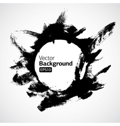 Brush circle texture Royalty Free Vector Image