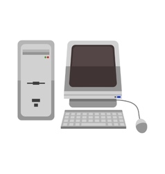 Old computer Royalty Free Vector Image - VectorStock