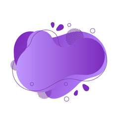 Abstract fluid design element Royalty Free Vector Image