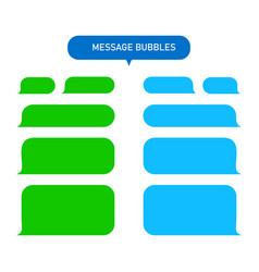 Message bubble for text chat or messenger Vector Image