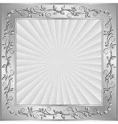 Silver background Royalty Free Vector Image - VectorStock
