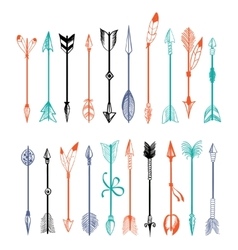Colorful arrow clip art set Royalty Free Vector Image