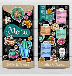 Hand drawn menu Royalty Free Vector Image - VectorStock