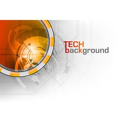 Tech background wave Royalty Free Vector Image