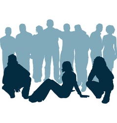 Young people Royalty Free Vector Image - VectorStock