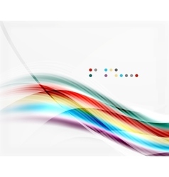 Shiny wave abstract background Royalty Free Vector Image