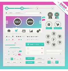 Set of stickers labels tags and icons Royalty Free Vector