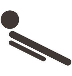 Toboggan icon Royalty Free Vector Image - VectorStock