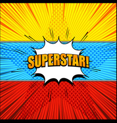 Comic blue explosive super background Royalty Free Vector