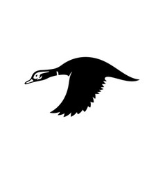 Duck hunting template Royalty Free Vector Image