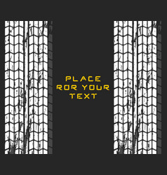 Realistic composition traces Royalty Free Vector Image