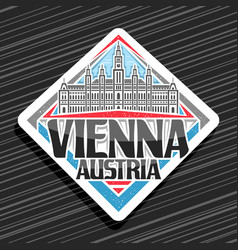 Logo for vienna Royalty Free Vector Image - VectorStock