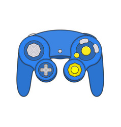 Video game controller linear Royalty Free Vector Image