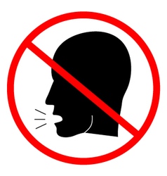 No Shouting Sign Vector Images (over 190)