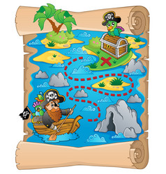 Africa map theme image 2 Royalty Free Vector Image