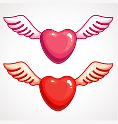 Red heart lock and key Royalty Free Vector Image