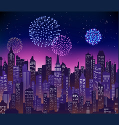 Colorful panorama city Royalty Free Vector Image