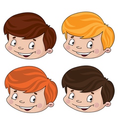 Face boy Royalty Free Vector Image - VectorStock